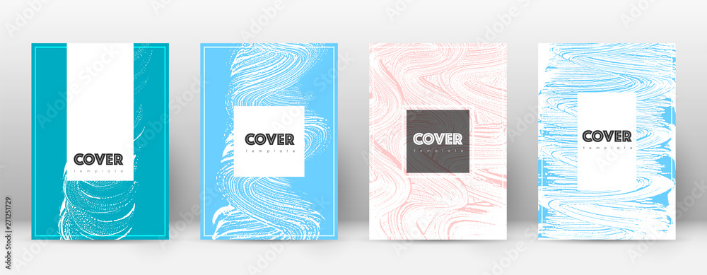 Cover page design template. Hipster brochure layou Stock Vector | Adobe ...