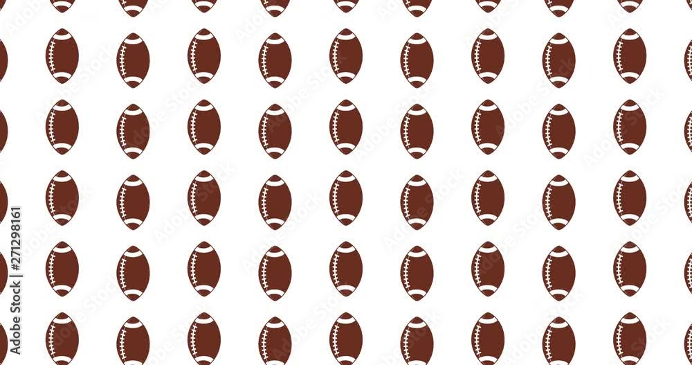 Illustrated football background video clip motion backdrop video in a ...