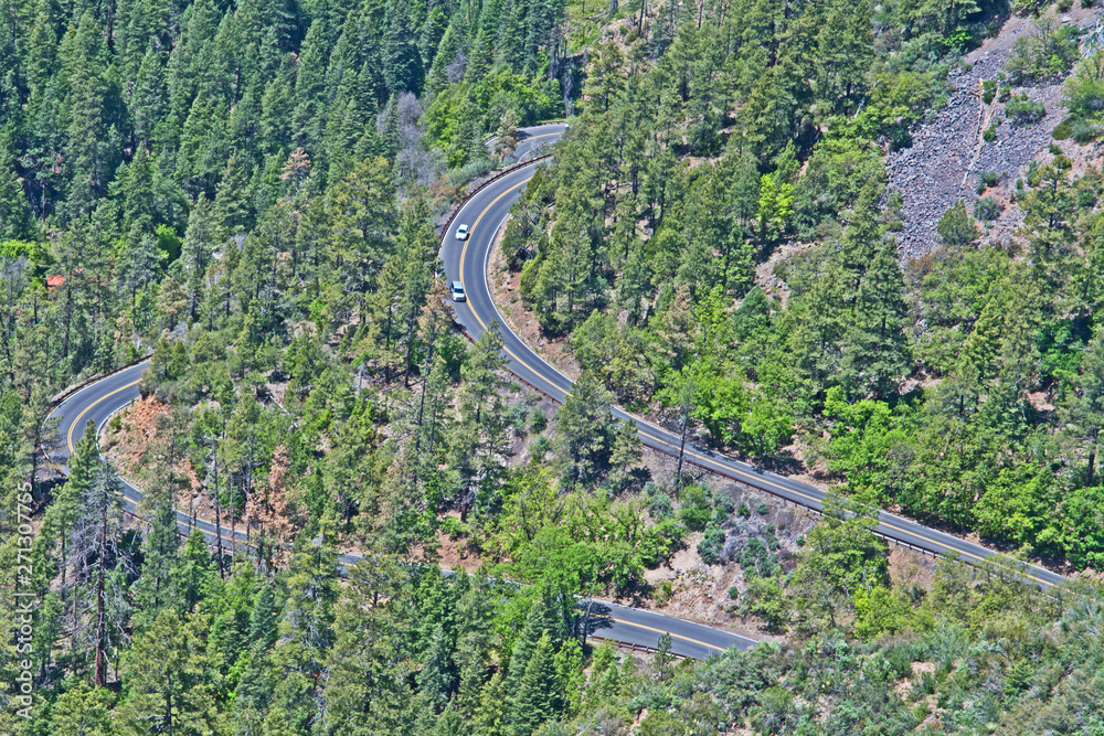 Between Sedona and Flagstaff, State Route 89A winds its way up the ...