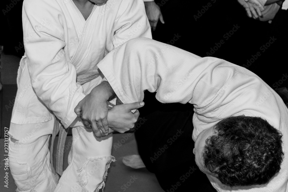 Nikkyo, immobilization technique of the Japanese martial art called ...