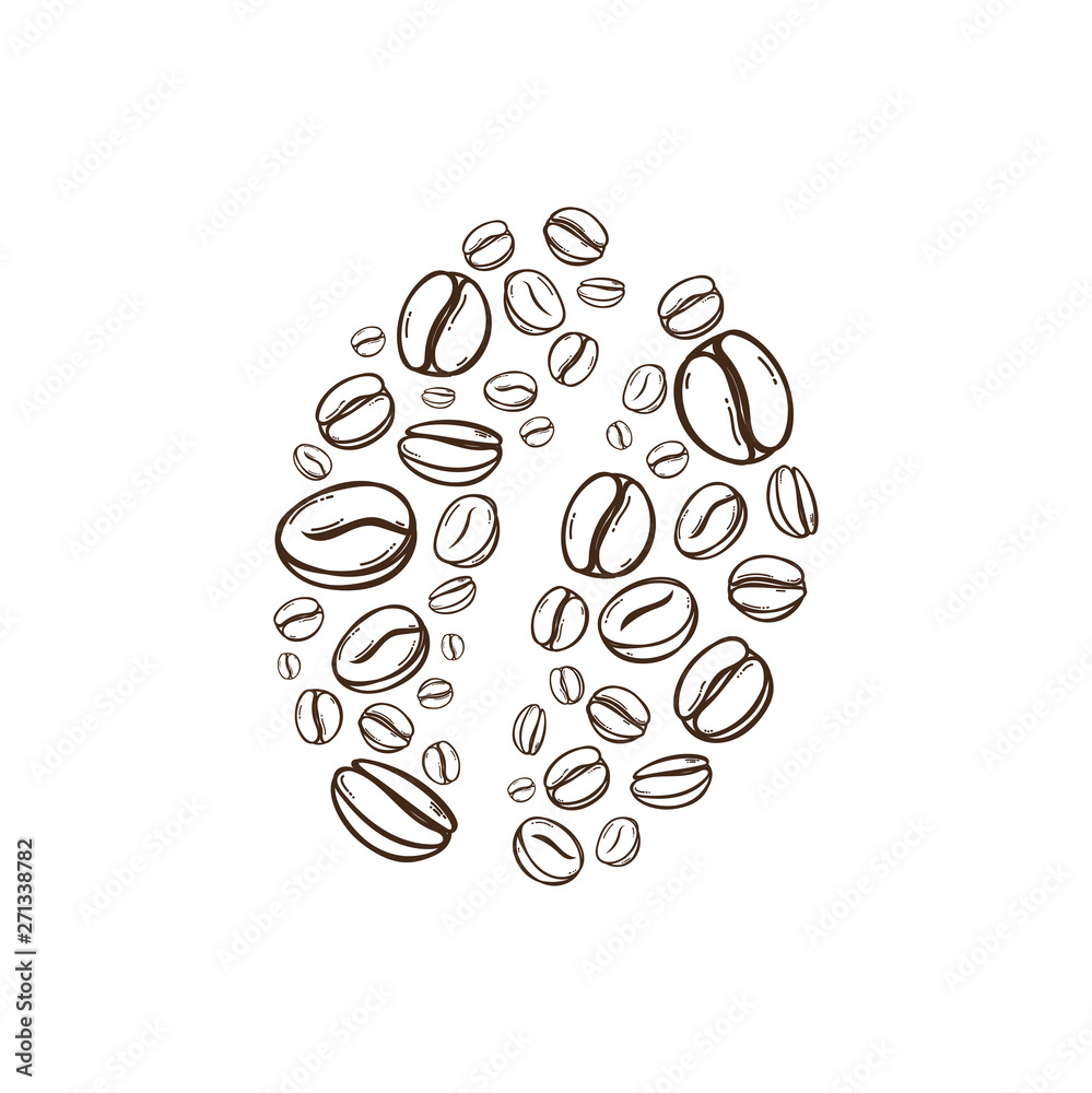 Coffee Bean Illustration