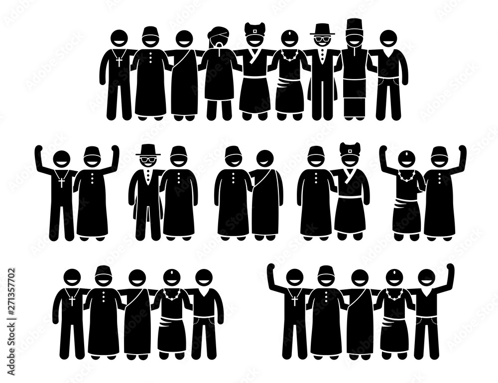 Mixed culture, multiracial, multicultural, and peaceful religions of ...