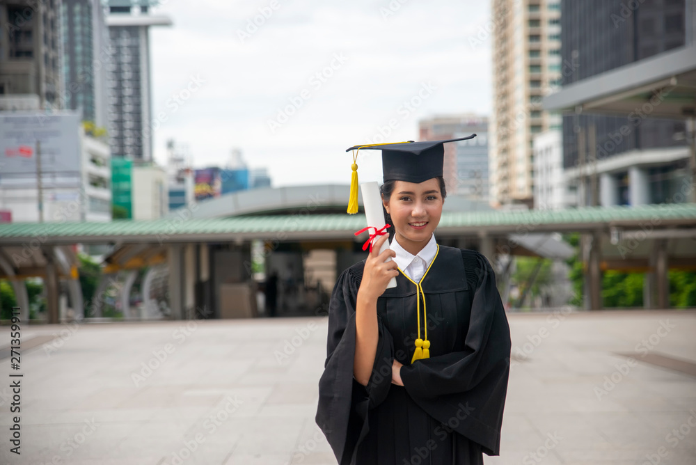 Asian Student Graduation