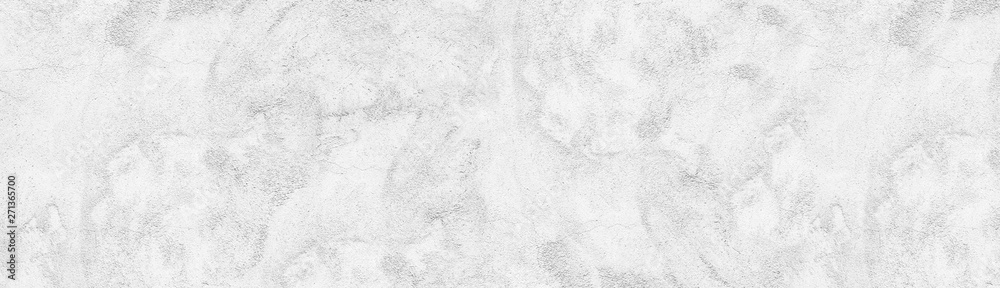 White rough concrete wall wide texture. Cement plaster surface panorama ...