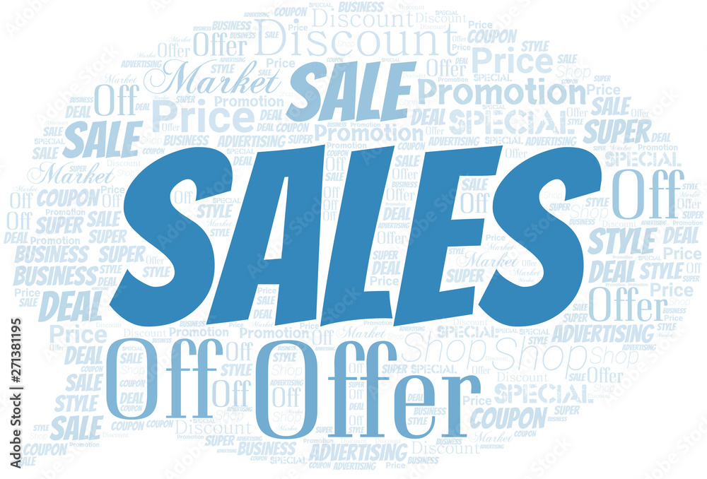 Sales.Png Word Cloud. Wordcloud Made With Text. Stock Vector | Adobe Stock