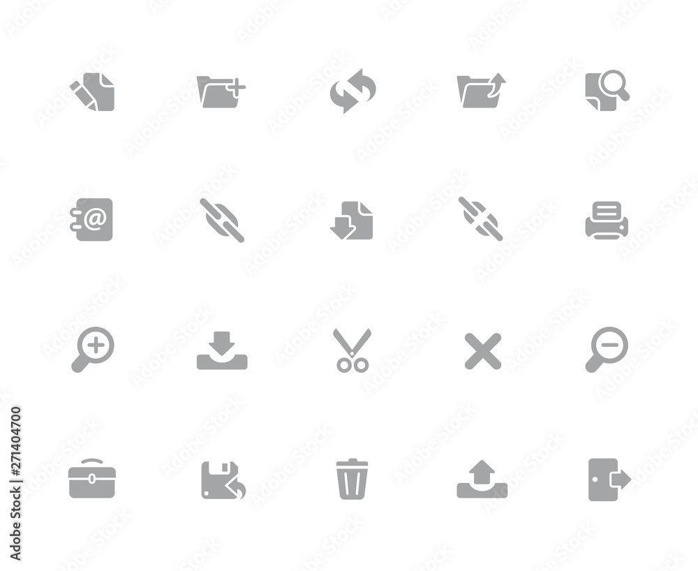 Web Icons // 32 pixels Icons White Series - Vector icons designed to ...