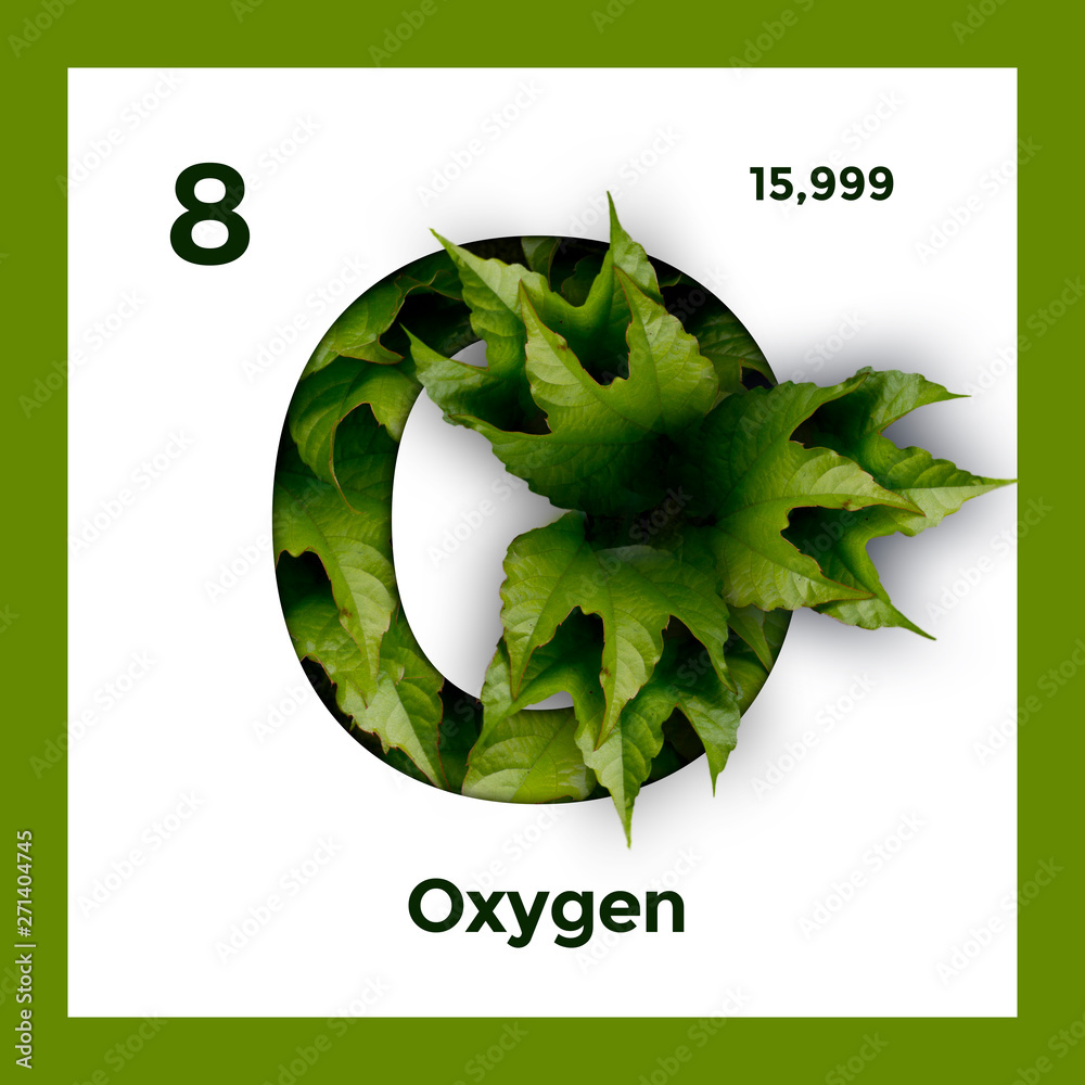 Oxygen Symbol O2