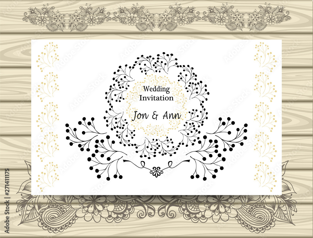 Elegant Wedding Borders