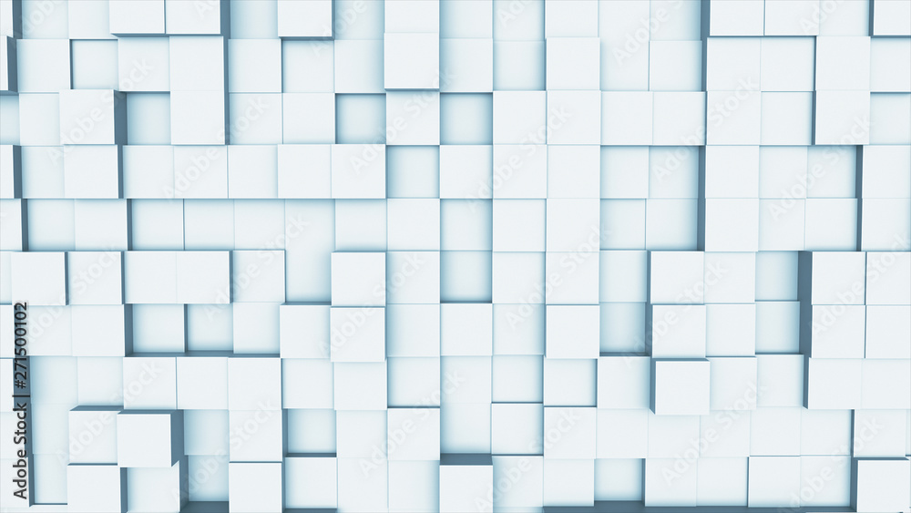 ภาพประกอบสต็อก Random waving motion abstract background from square ...