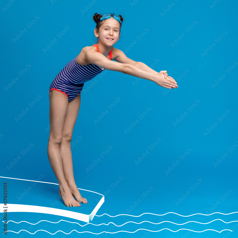 Diving Off A Diving Board