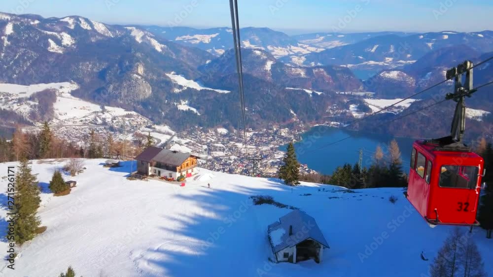 Watch the Alpine landscape of St Gilgen and Wolfgangsee valley from the ...