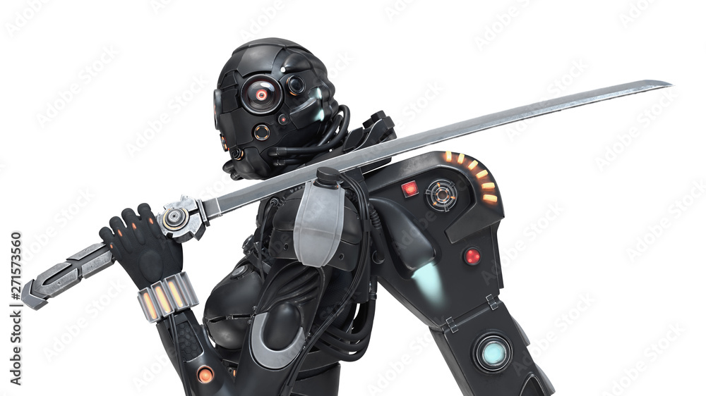 Futuristic Samurai Sword