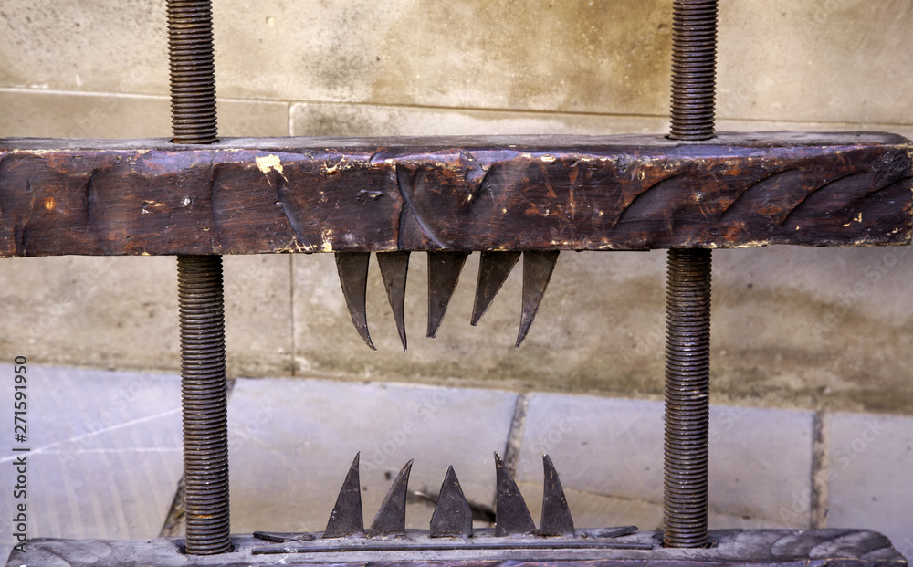 Medieval instrument of torture Stock Photo | Adobe Stock