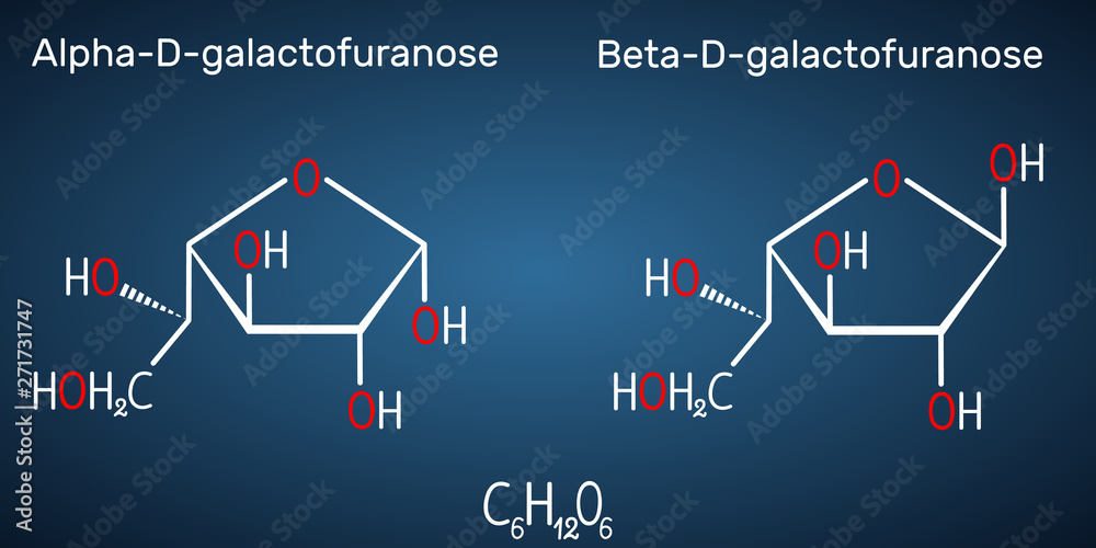 Galactose, alpha-D- galactofuranose, beta-D- galactofuranose, milk ... Galactose, alpha-D- galactofuranose, beta-D- galactofuranose, milk ...