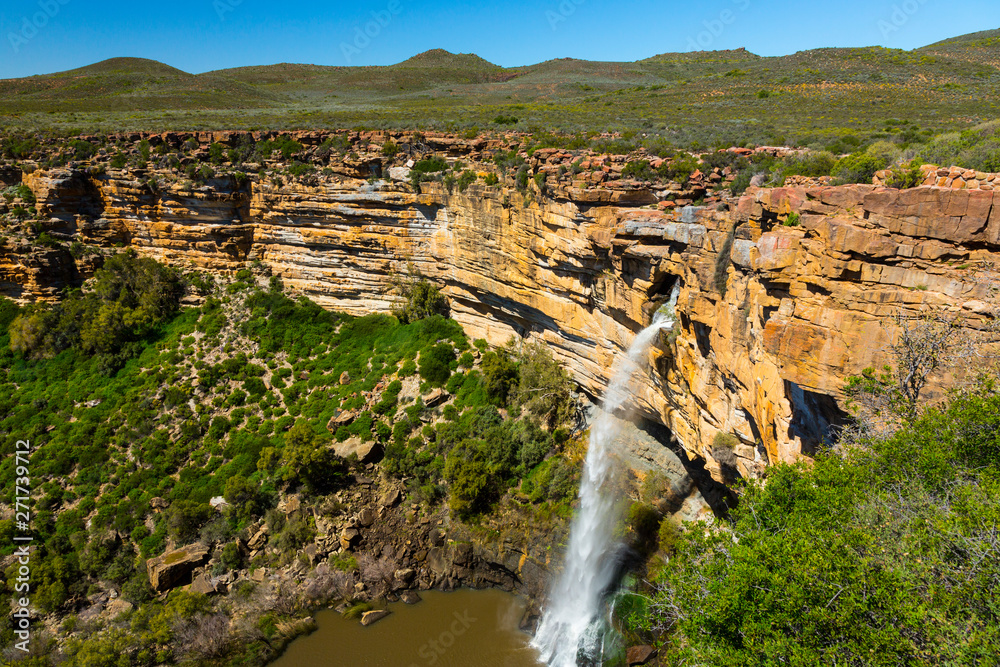 Waterfall, Nieuwoudtville, Namaqualand, Northern Cape province, South ...
