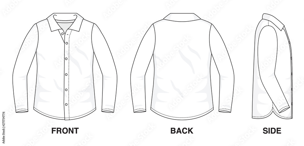 Isolated Button up Blouse object of clothes and fashion stylish wear ...