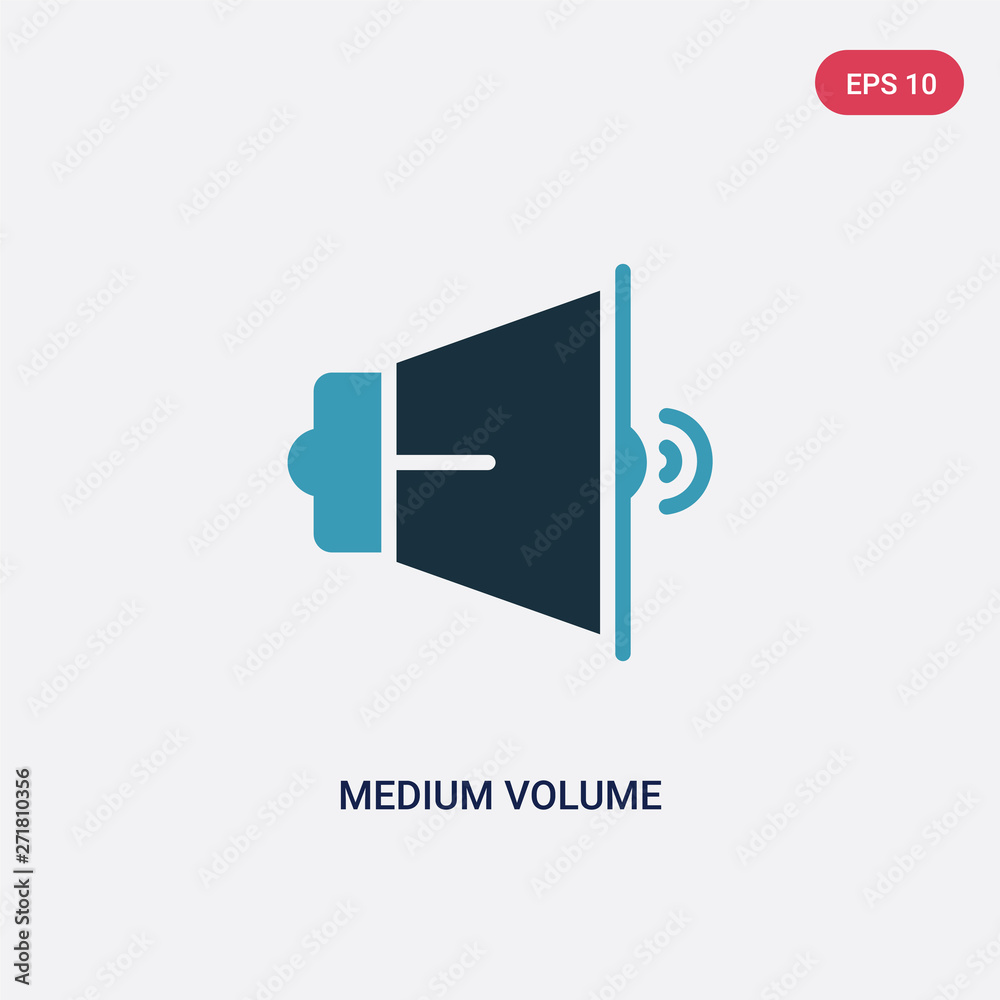 Vecteur Stock two color medium volume vector icon from user interface ...