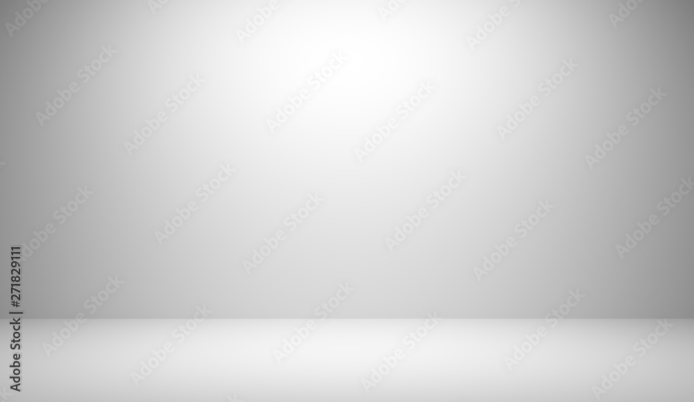 Abstract luxury white gradient background used for display product ad ...