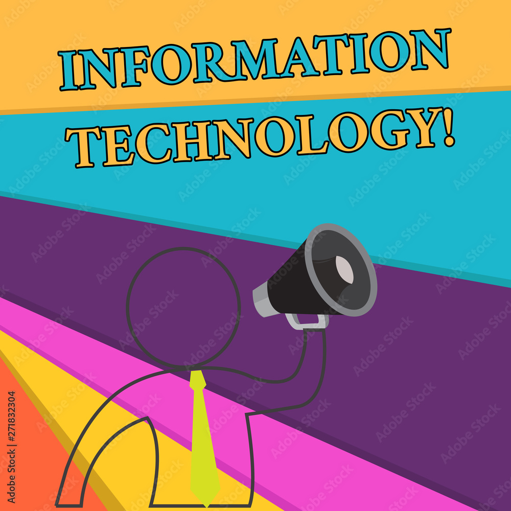 Handwriting text Information Technology. Conceptual photo use Systems ...