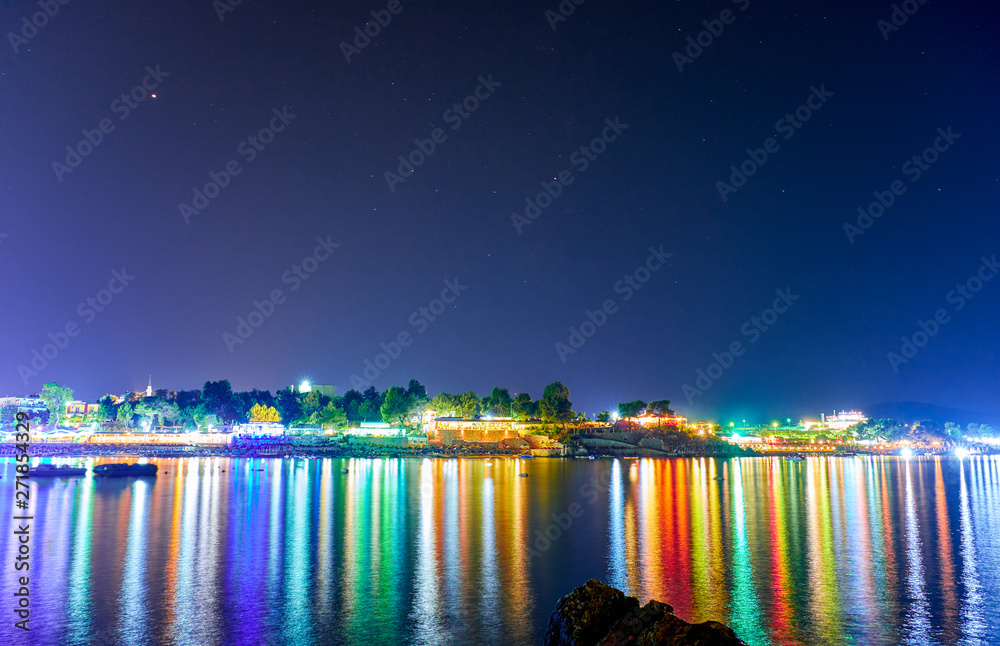Beach in Ksamil at night. Albania Stock Photo | Adobe Stock