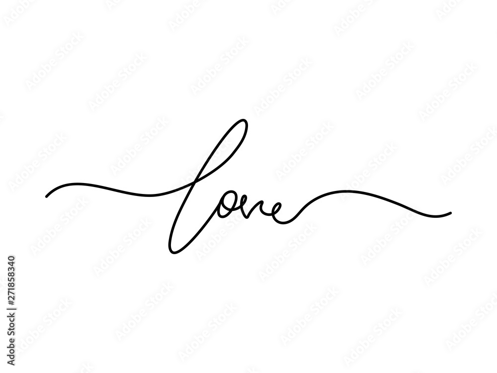 Love Word Script Cursive Calligraphy Greeting Vector De Stock Adobe Love Word Script Cursive Calligraphy Greeting Vector De Stock Adobe