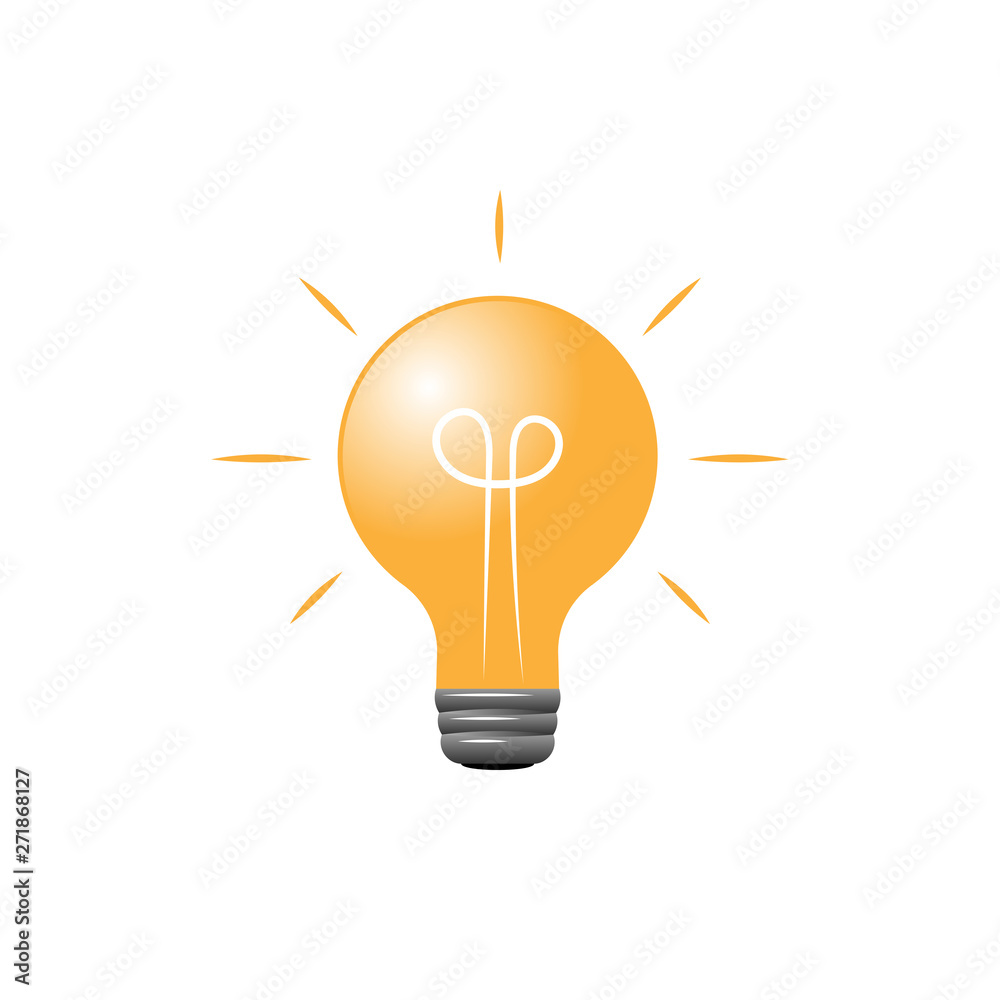 Light Bulb Vector Illustrator