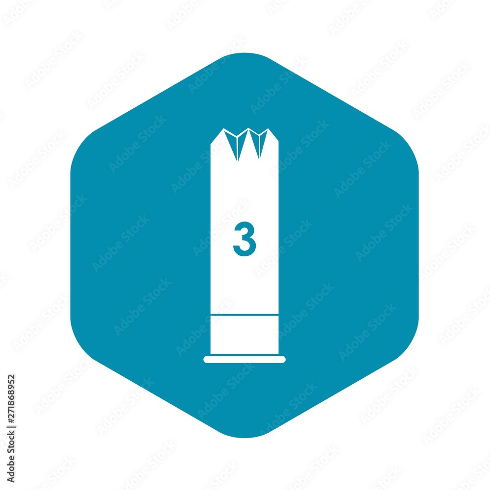 Expanding bullets icon in simple style isolated on white background ...