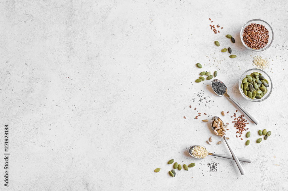 Seeds Assortment Stock Photo | Adobe Stock