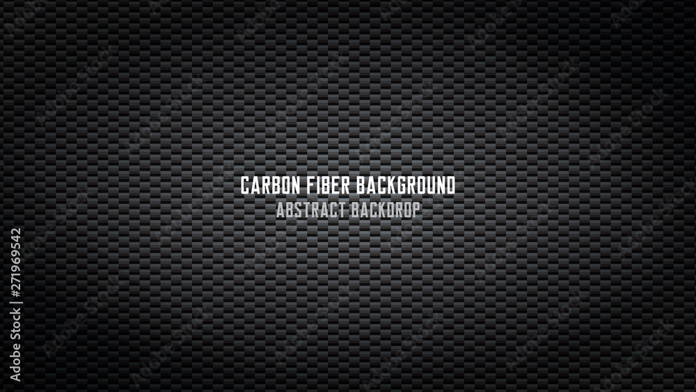 Carbon fiber texture background. Presentation backdrop in vector. Copy ...