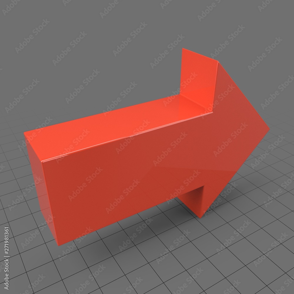 Arrow symbol 2 Stock 3D asset | Adobe Stock