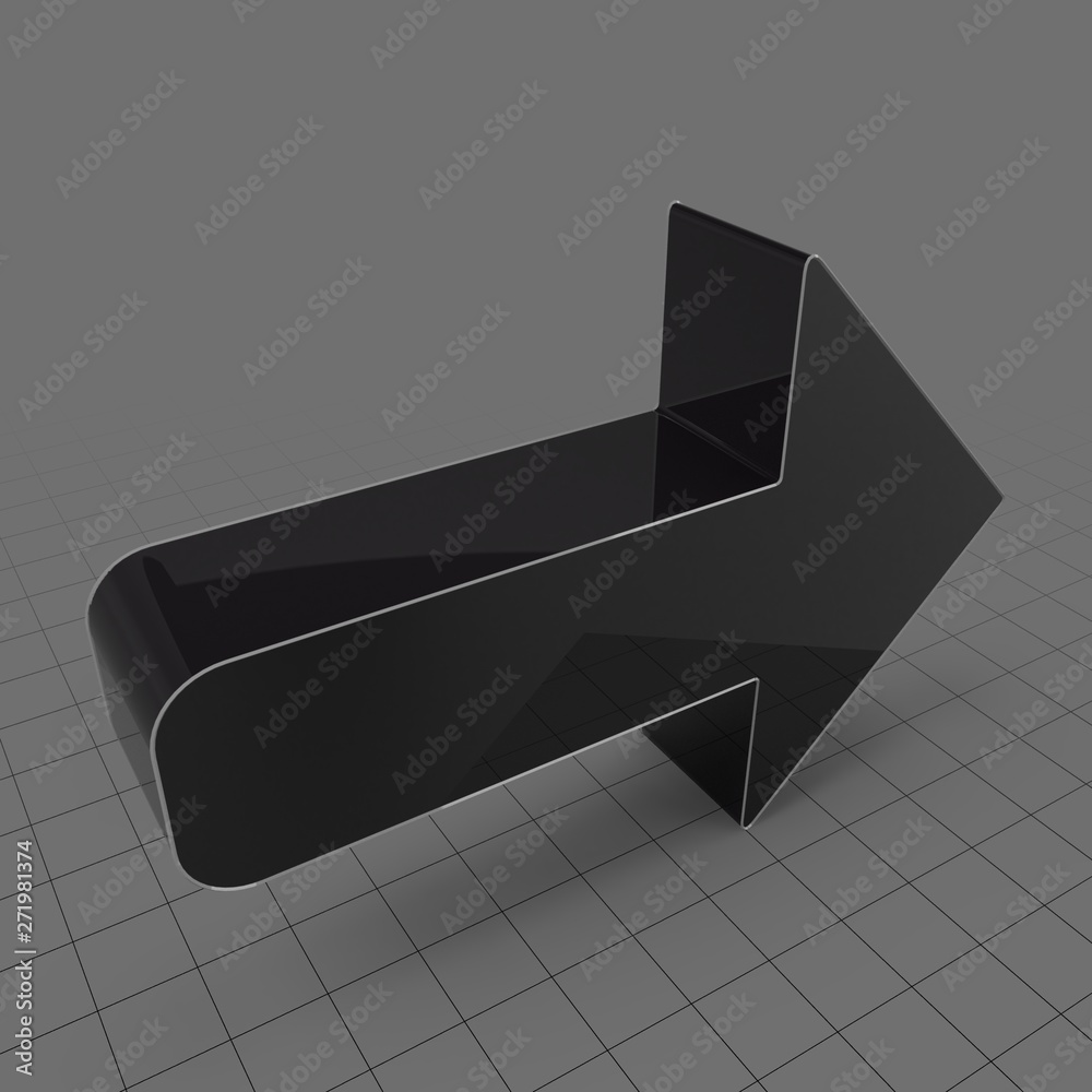 Arrow symbol 4 Stock 3D asset | Adobe Stock