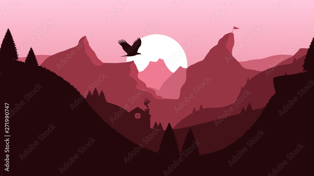 Scenic Adventure Title Stock Template | Adobe Stock