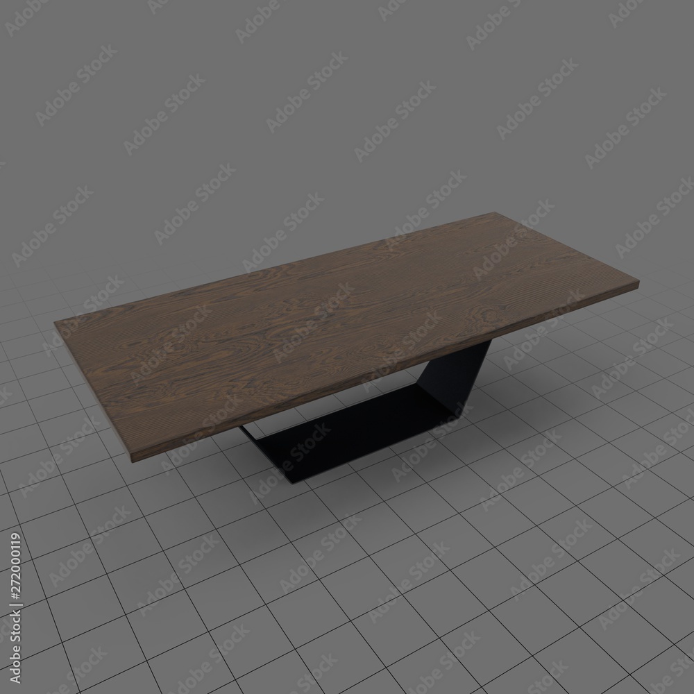Modern table 2 Stock 3D asset | Adobe Stock