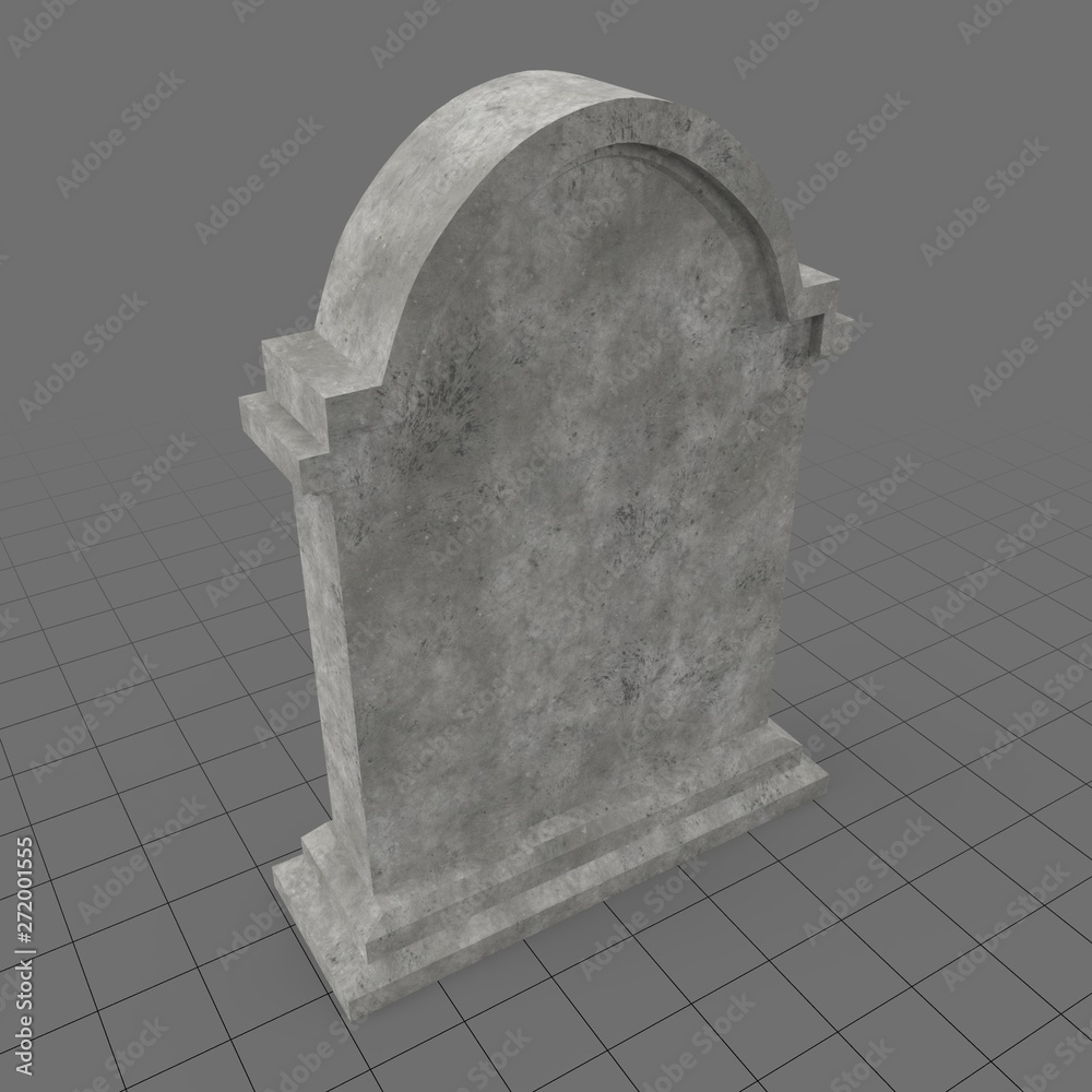 Tombstone 1 Stock 3D asset | Adobe Stock