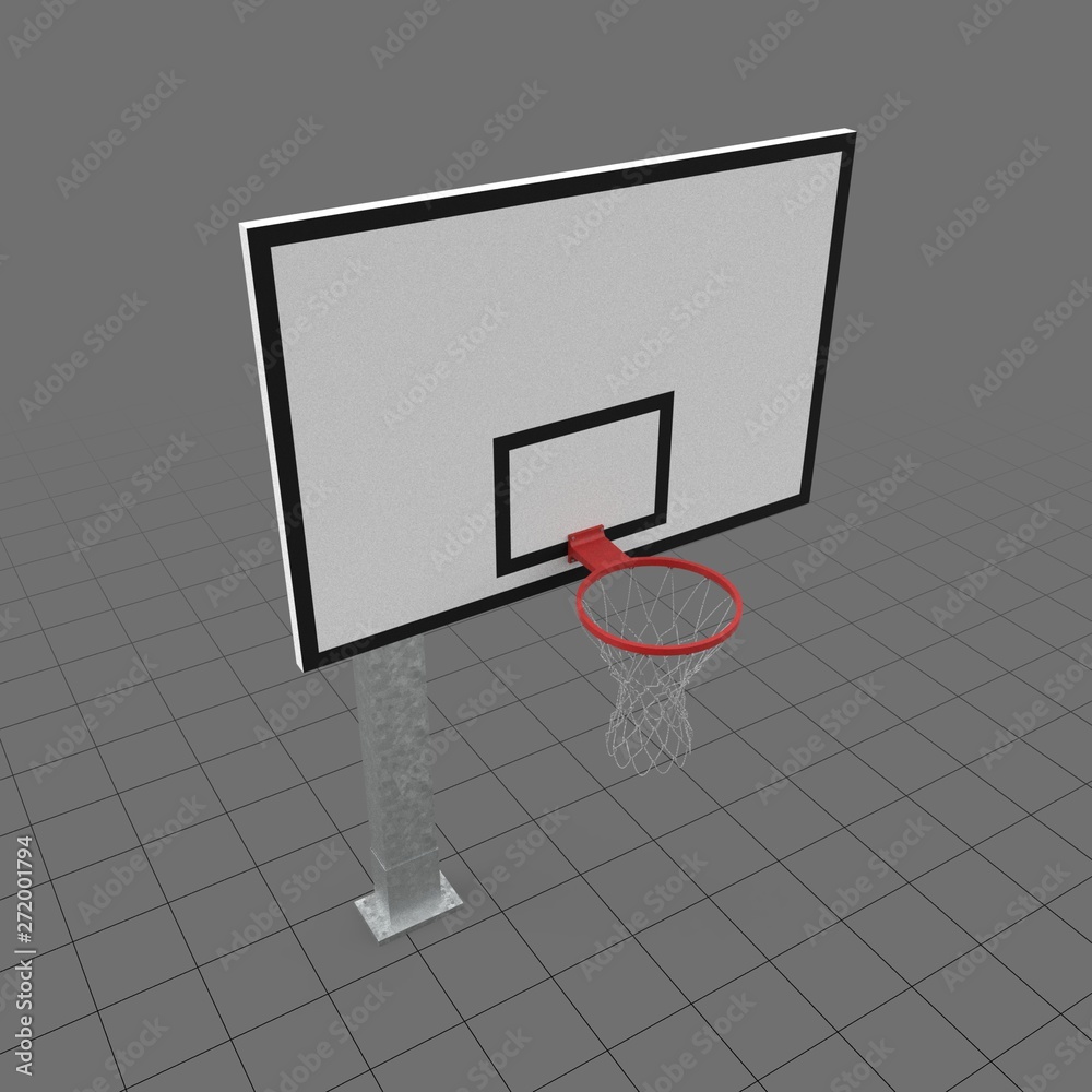 Basketball hoop Stock 3D asset | Adobe Stock
