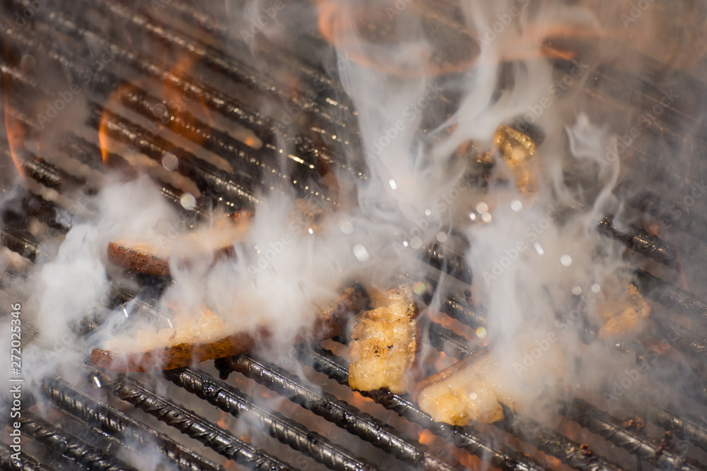 fried bacon, slanina,traditional food in Romania Stock Photo | Adobe Stock