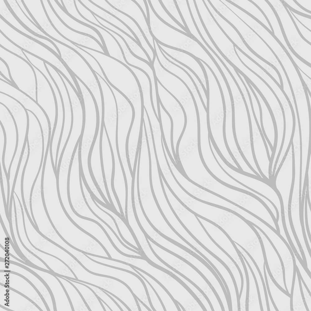 Square wavy background. Hand drawn waves. Stripe texture with many ...