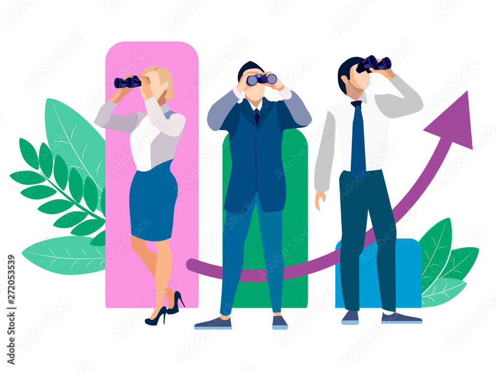 People Searching For Something Clipart