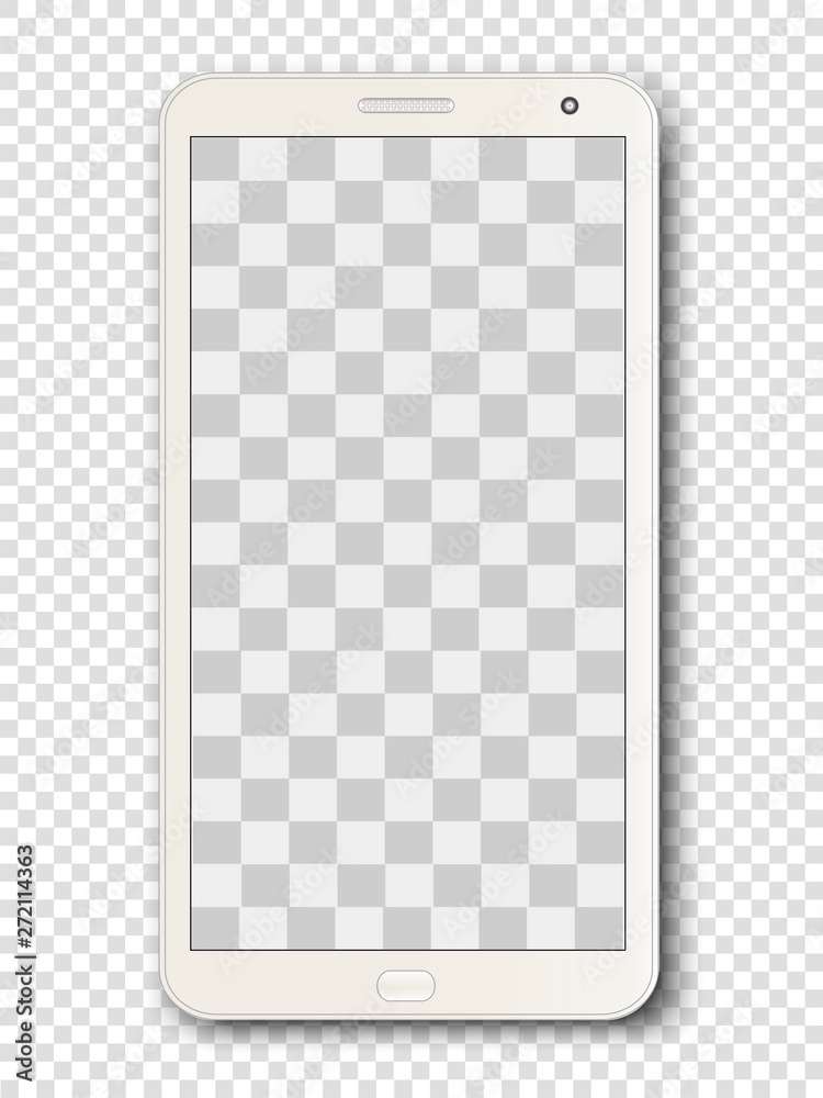 Smartphone, gadget, mobile phone isolated on a transparent background ...