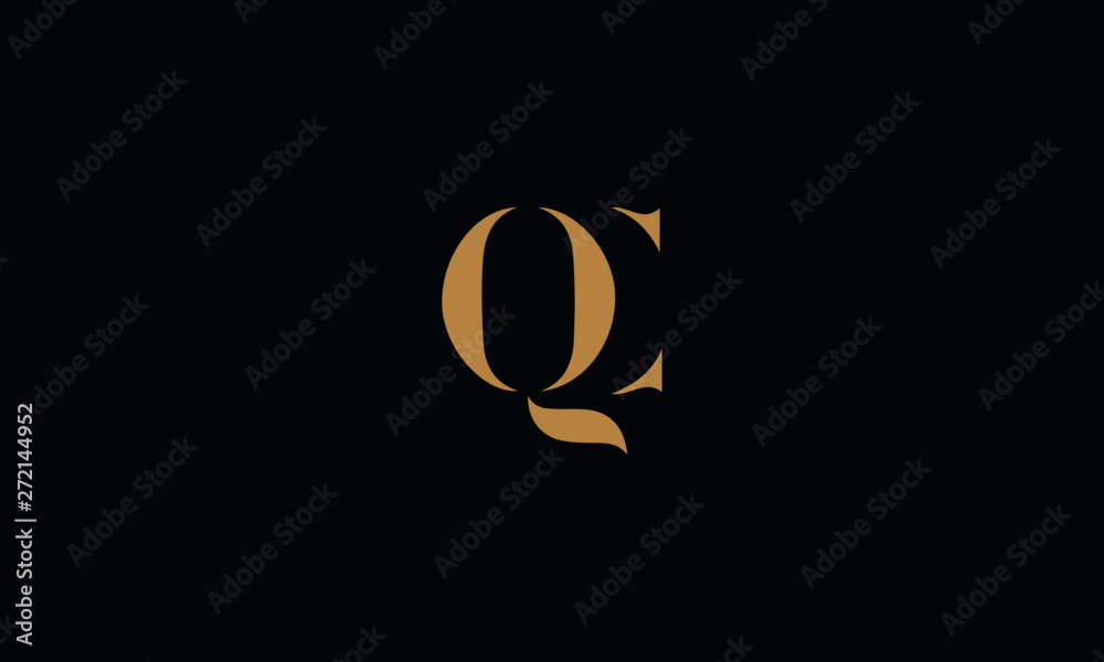 QC logo design template vector illustration Stock Vector | Adobe Stock