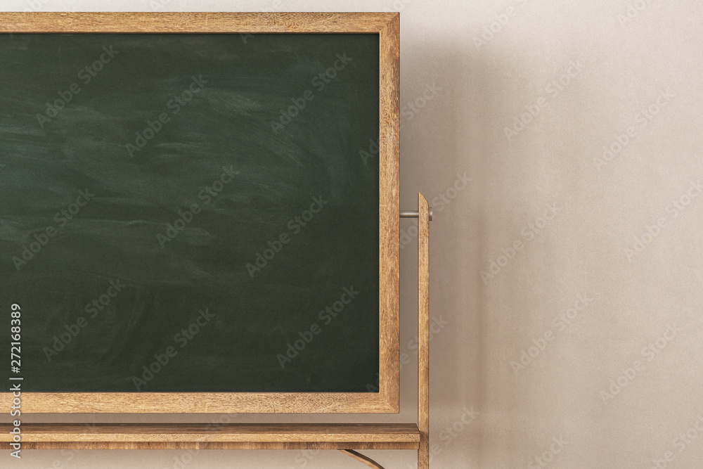 Contemporary classroom with empty blackboard Stock Photo | Adobe Stock
