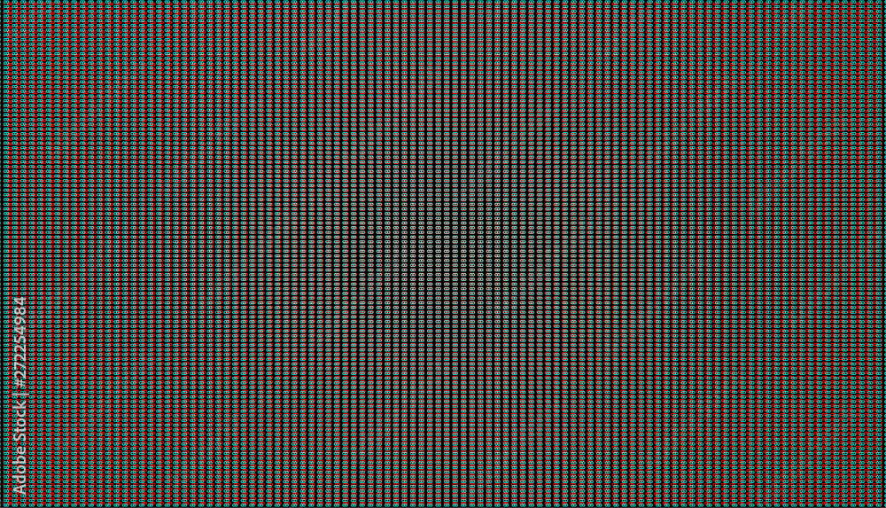 Retro crt display grid illustration with cromatic aberration Stock ...