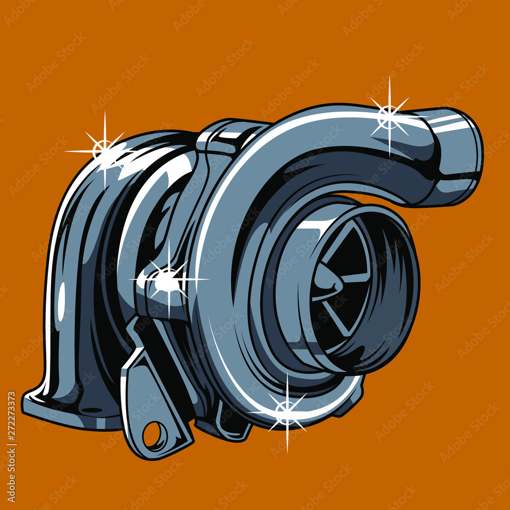 Car Turbo Vector