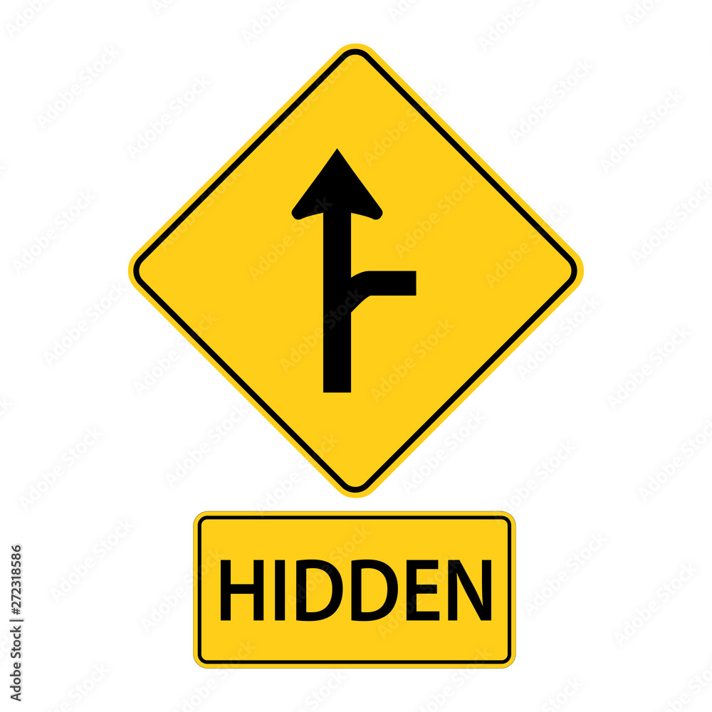 SA traffic road signs.driver on the sideroad of the intersection ahead ...