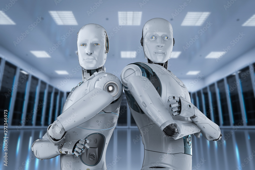 Artificial intelligence teamwork Stock Photo | Adobe Stock