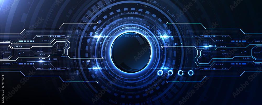 Technology abstract illumination scanning circuit background template ...