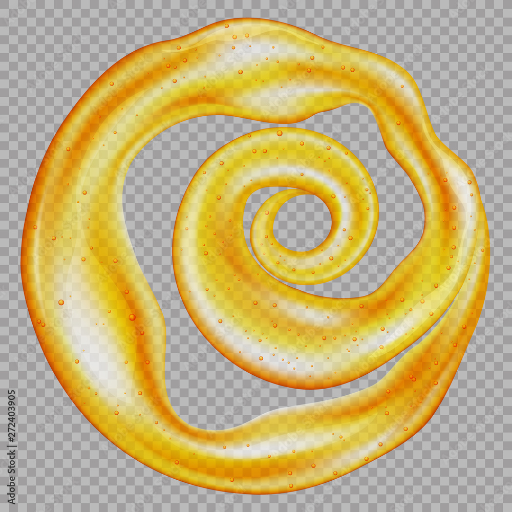 Honey liquid texture. Sweet honey isolated on a transparent background ...