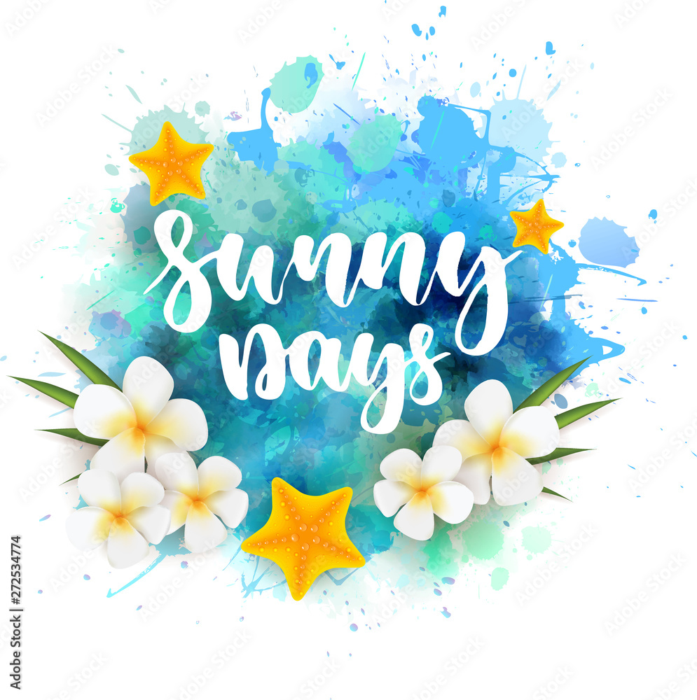 Sunny days background Stock Vector | Adobe Stock