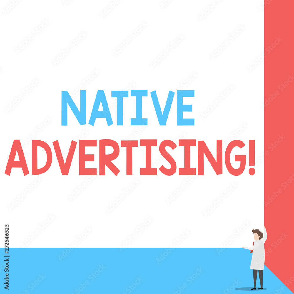 Handwriting text Native Advertising. Conceptual photo Online Paid Ads ...