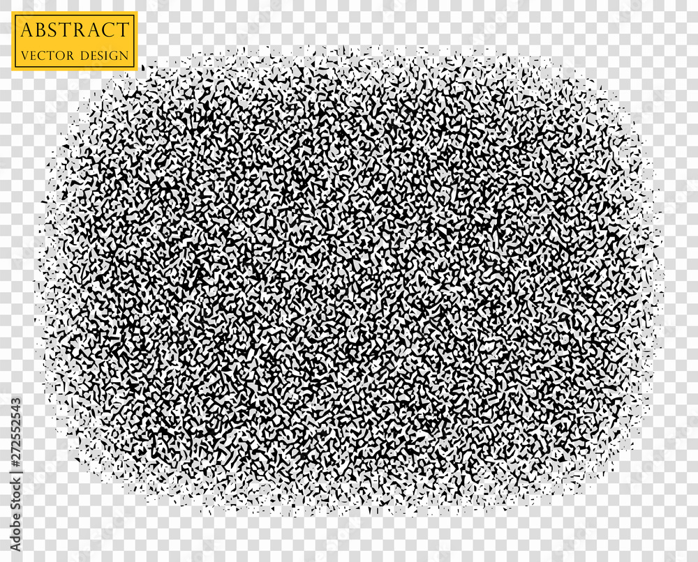 Abstract vector noise vanishing. Grunge texture overlay with fine ...